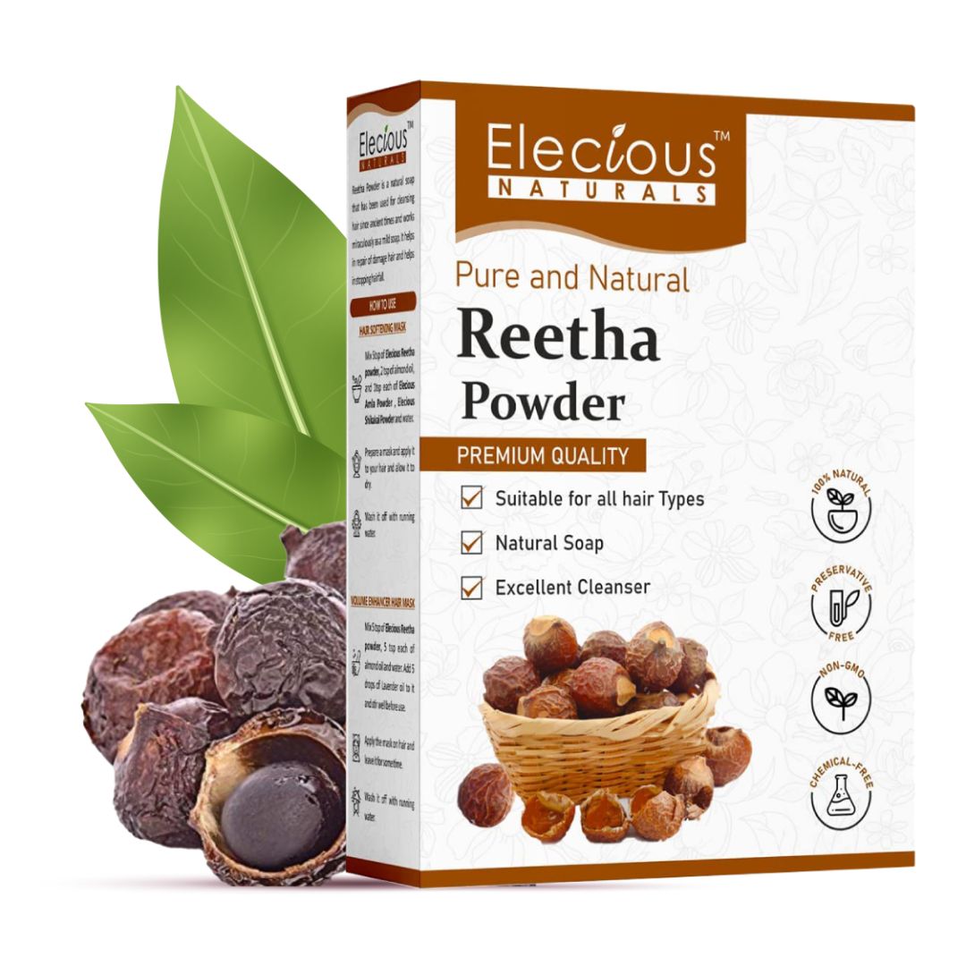 Elecious Naturals Bhringraj Powder for Hair and Eating – Elecious