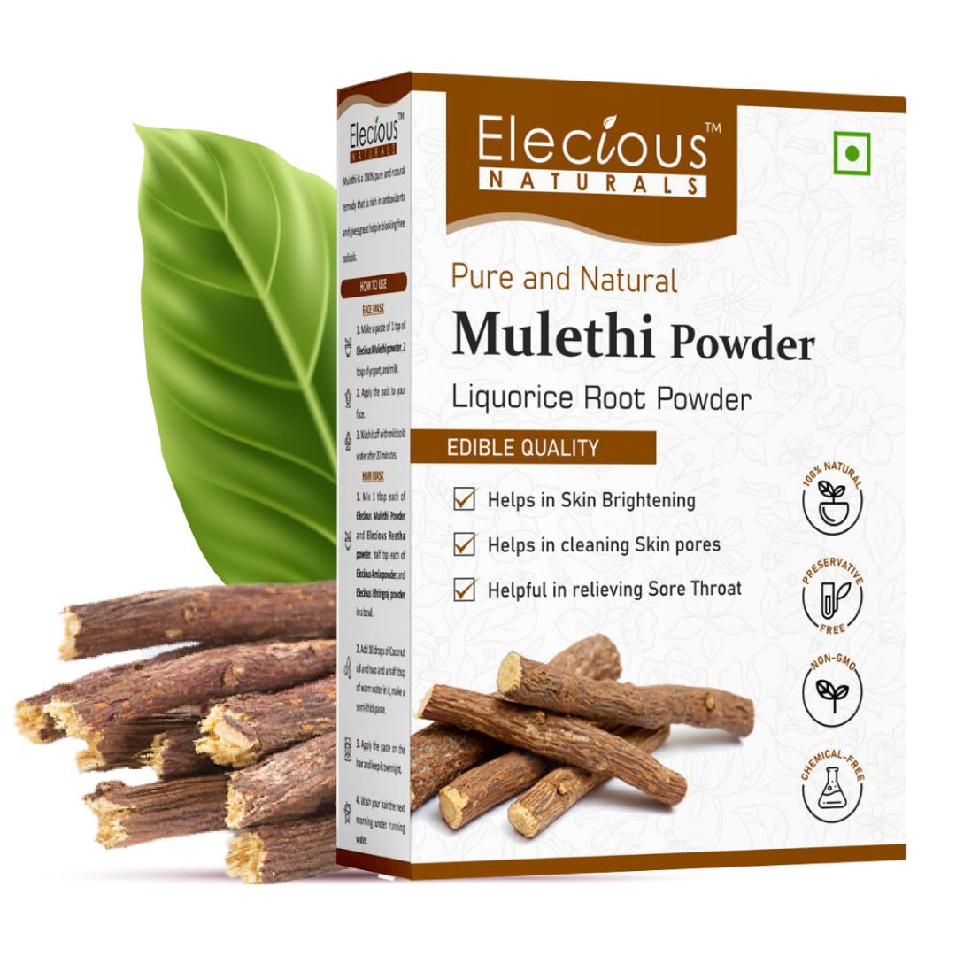 Elecious Naturals Multani Mitti Powder for Skin and Hair – Elecious