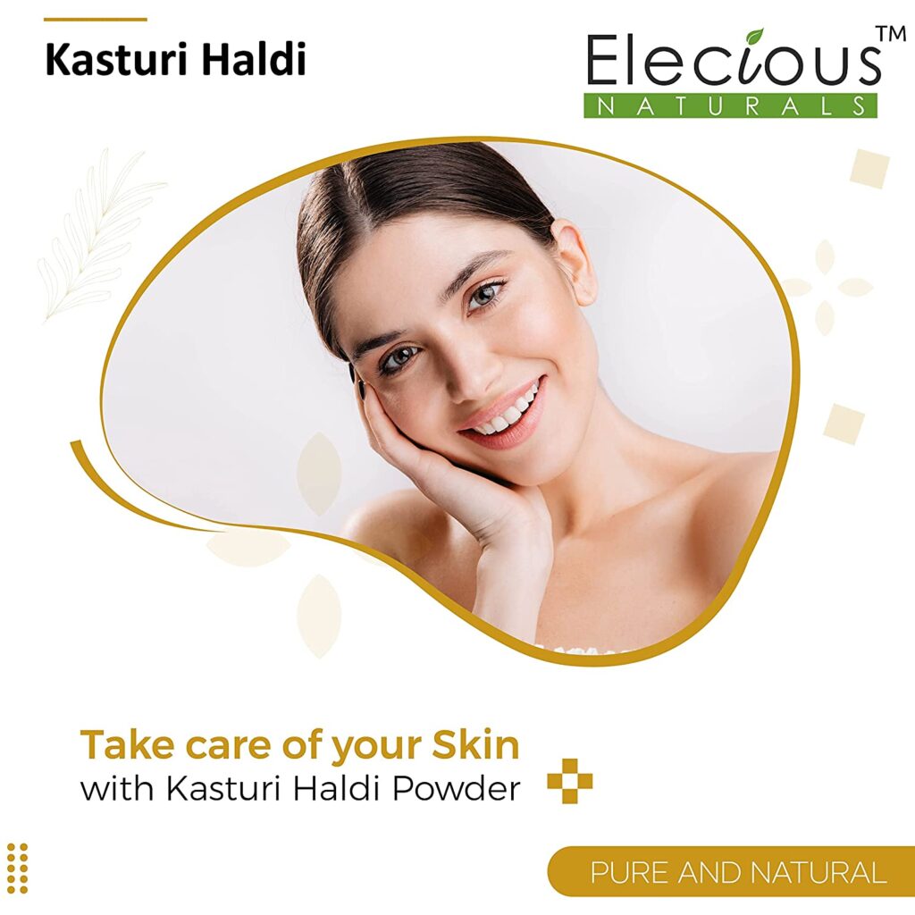 Elecious Naturals Kasturi Haldi for Face and Skin - Wild Turmeric ...
